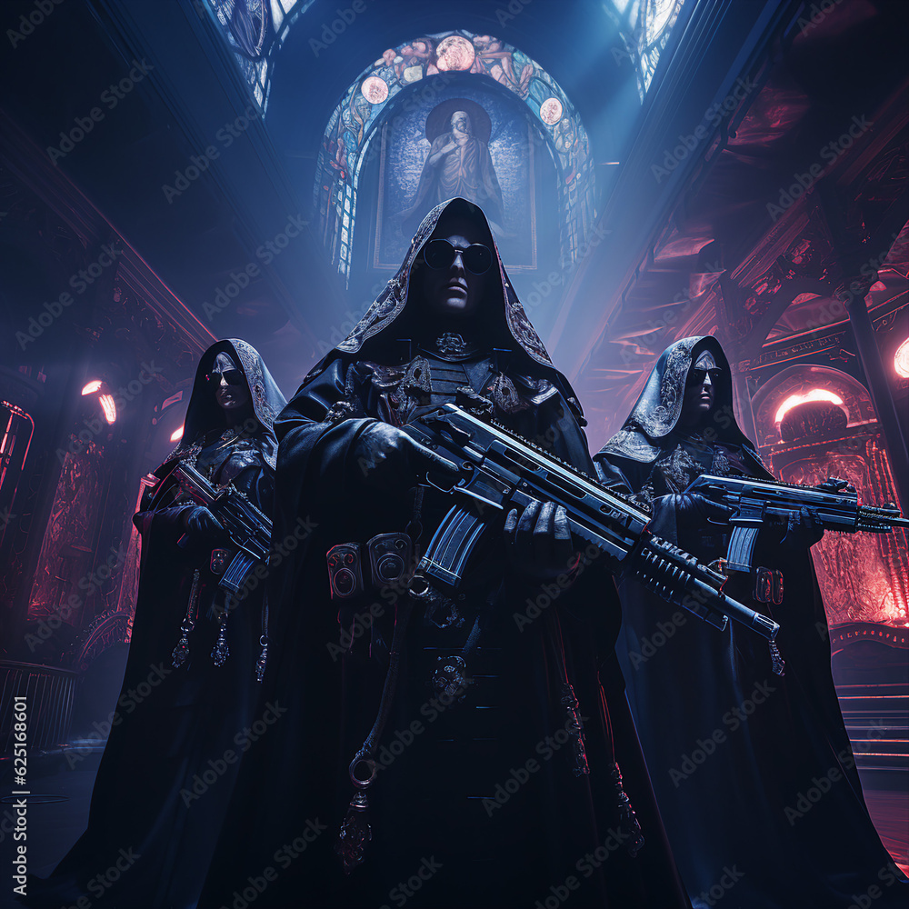 Nuns with Guns Stock Photo | Adobe Stock