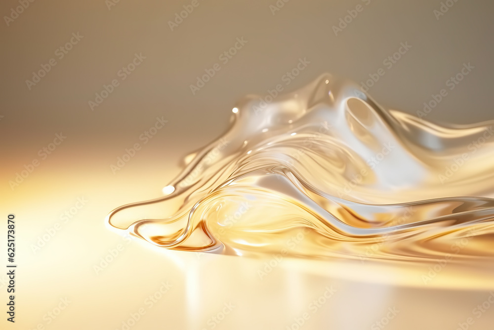 Liquid serum splash on clean background Stock Photo | Adobe Stock
