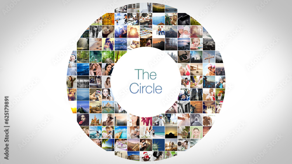 The Circle Photo Slideshow Stock テンプレート | Adobe Stock
