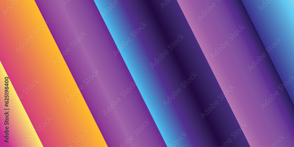 Diagonal lines colour gradient background template copy space. Colour ...