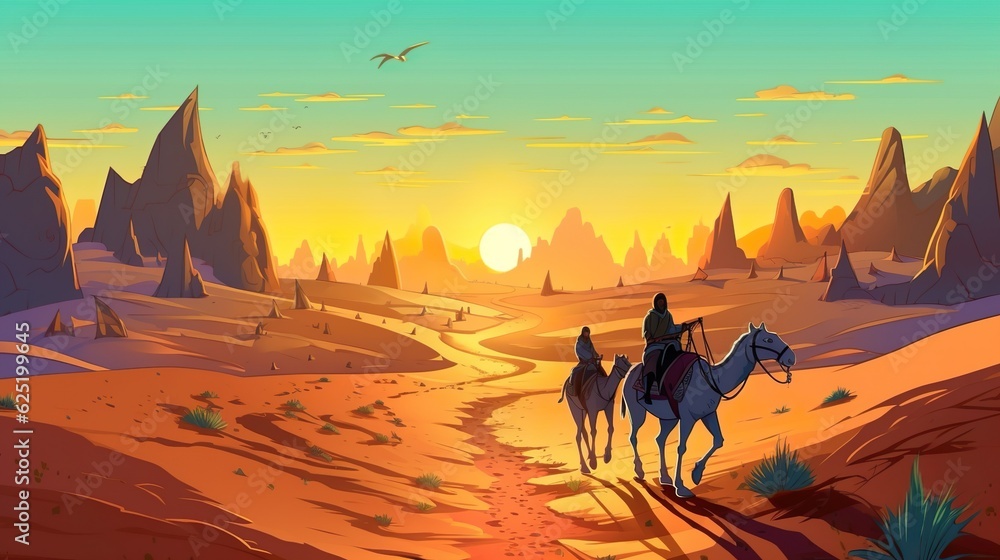 Abstract background rise of Islam. Captivating banner that visually ...