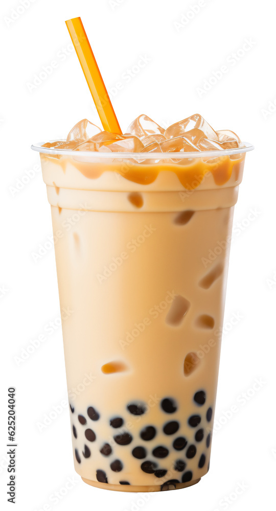 Bubble tea isolated on the transparent background PNG. AI generative ...