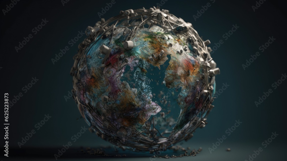 An impactful visual representation of the Earth Stock Photo | Adobe Stock