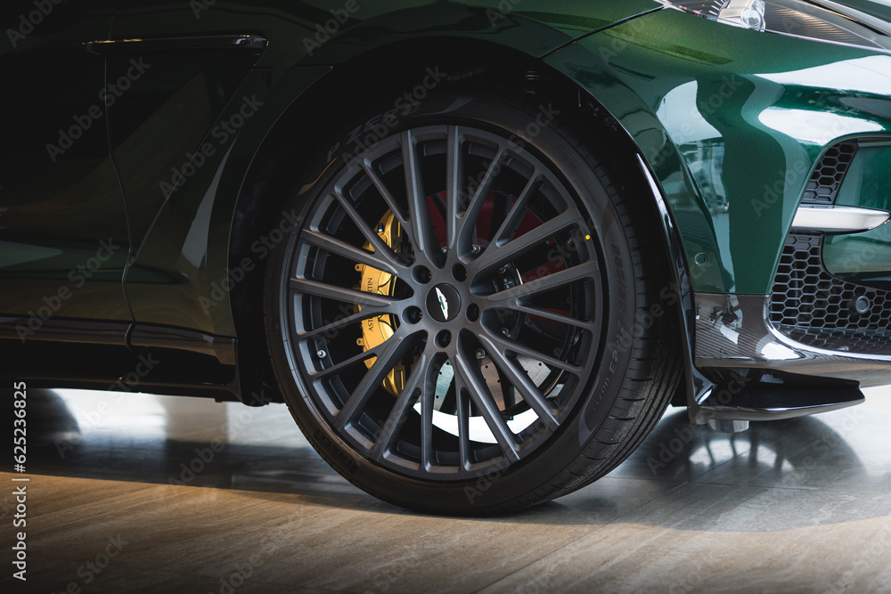 Lima, Perú; July 17 2023: Beautiful handmade suv of the English brand ...