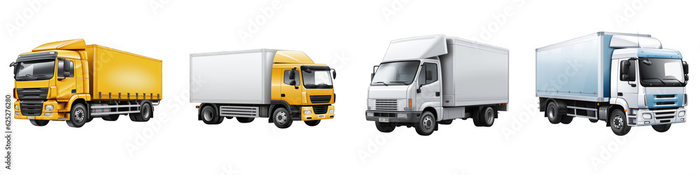 Delivery Truck clipart collection, vector, icons isolated on ...