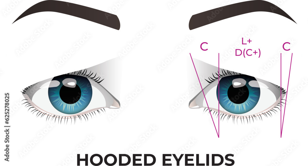 Volume lash extensions for hooded or mature eyelid curls type. Eyelash ...