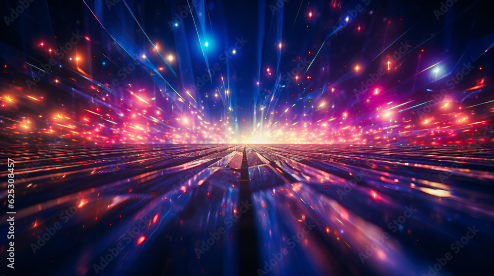 lens flare bokeh chromatic with abberation effect as background Stock ...