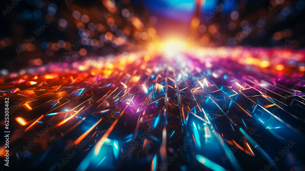 lens flare bokeh chromatic with abberation effect as background Stock ...