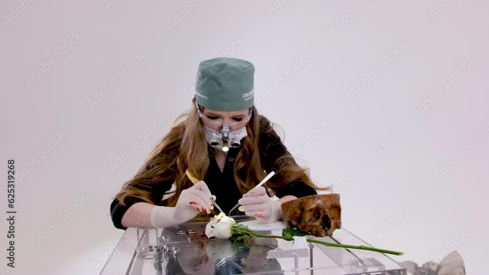 Doctor hand pointing heart anatomy human body model on white background ...