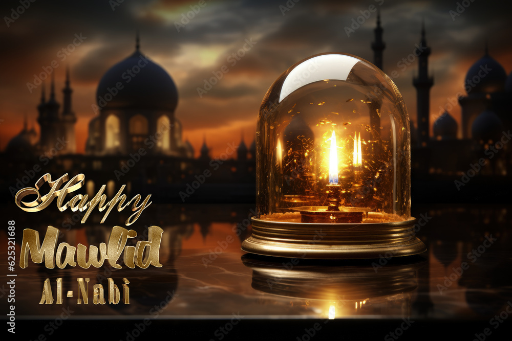 Happy mawlid al-nabi, The celebration of the birthday of the Prophet ...