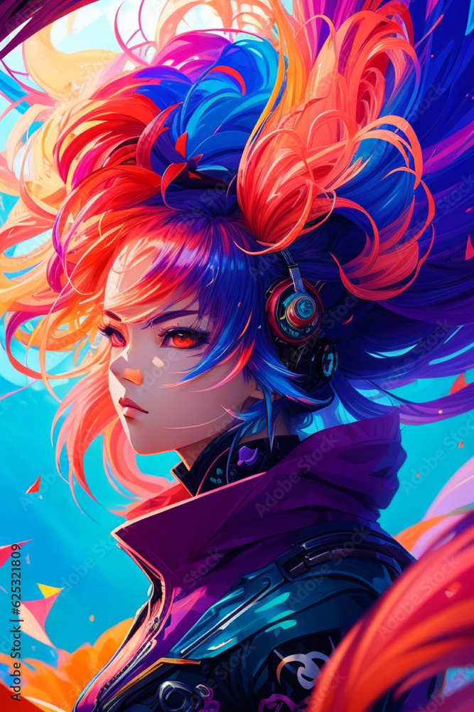 Venture into an enchanting universe where anime girls become a conduit ...