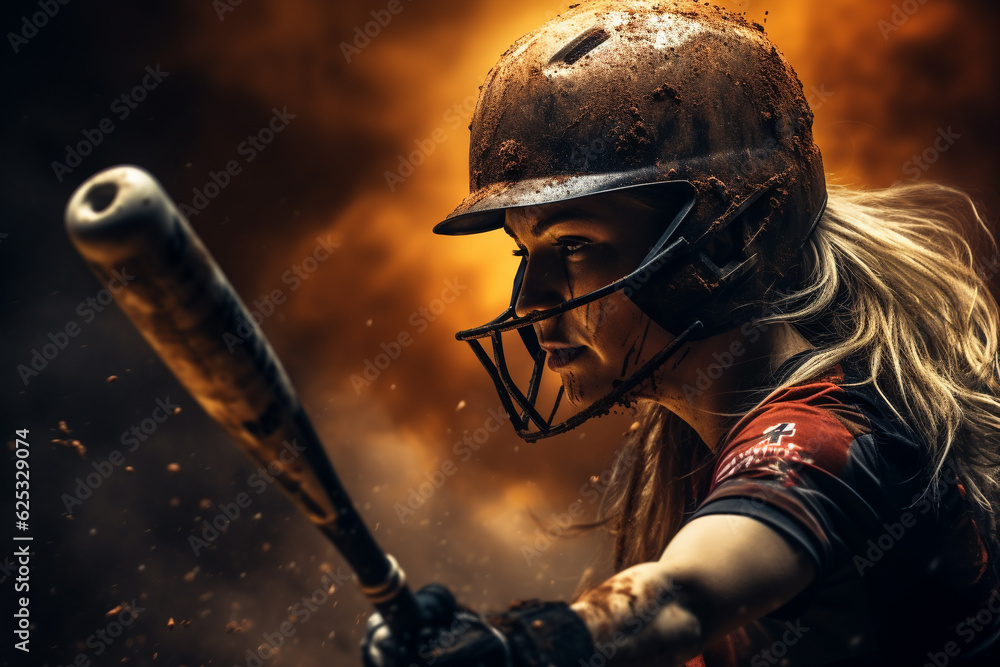 Softball Baseball. team sport with a ball, Fast pitch, Slow pitch, An ...