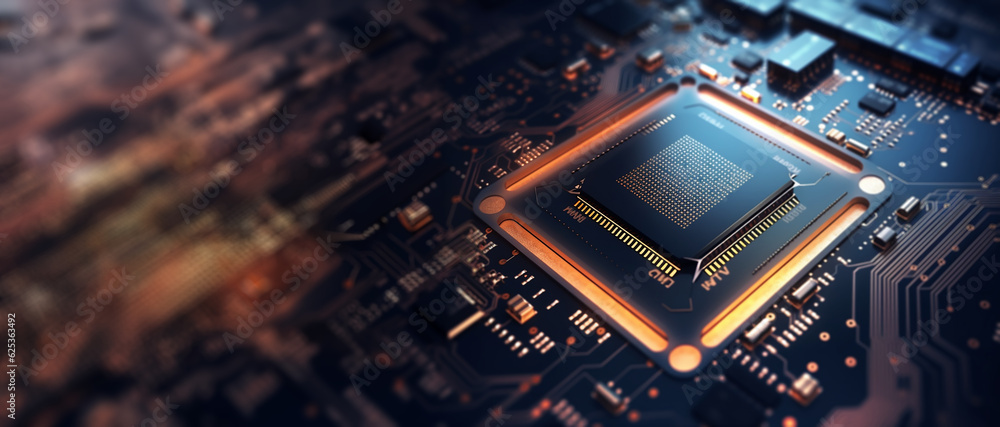 Highly detailed technology texture, AI supercomputer Chrome, insane ...