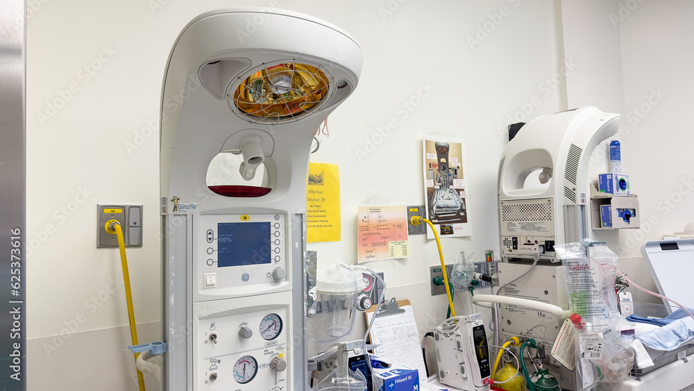 Providence, Rhode Island, USA, July, 19, USA, GE Healthcare's Giraffe ...