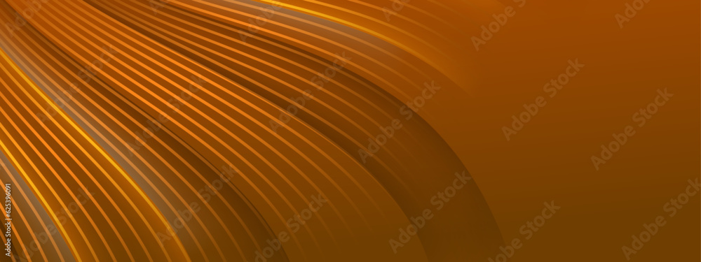 Abstract orange light wave background modern. Concept technology ...