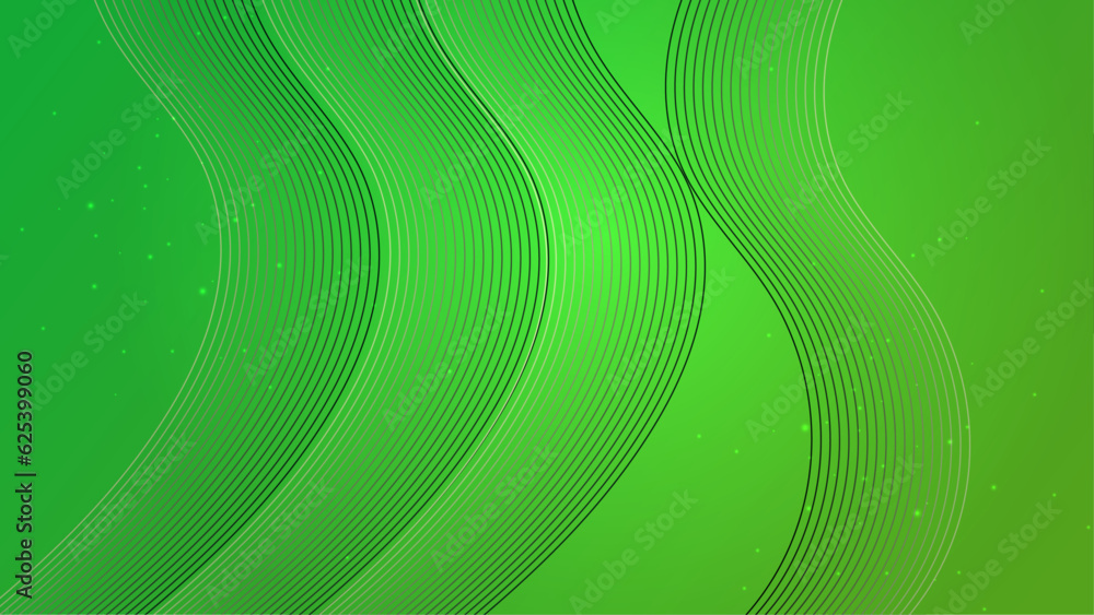 Modern background design with diagonal green line pattern. Vector ...