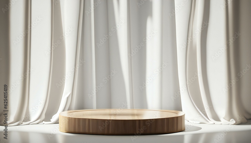 cosmetic product podiums mockup. Background for presentation of ...