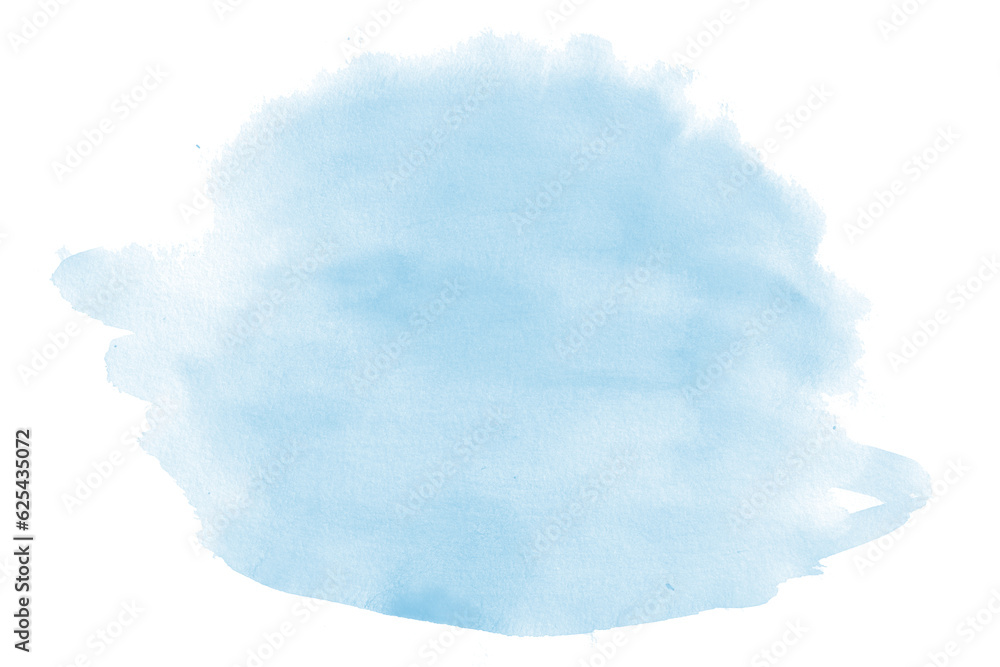 watercolor blue sky background. watercolor background with clouds ...