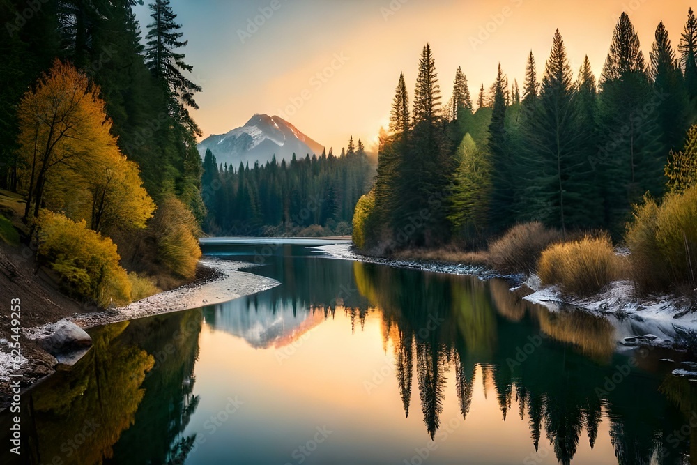 sunrise in the mountains 4k, 8k, 16k, full ultra hd, high resolution ...