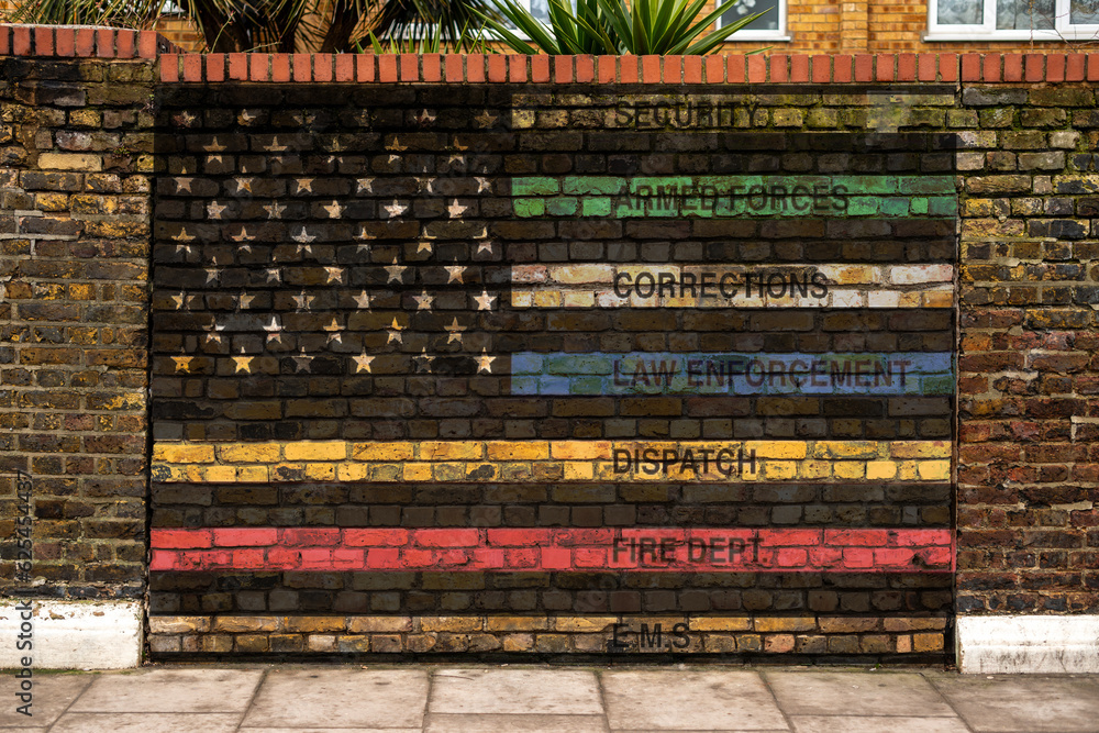 Thin Line First Responder American Flag Thin Line First Responder flag ...