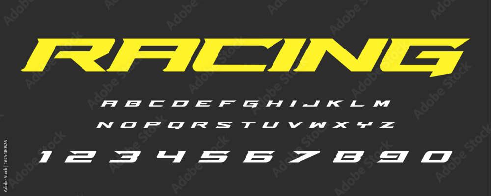 Racing lettering vector graphic apparel clothing prints eps svg png ...