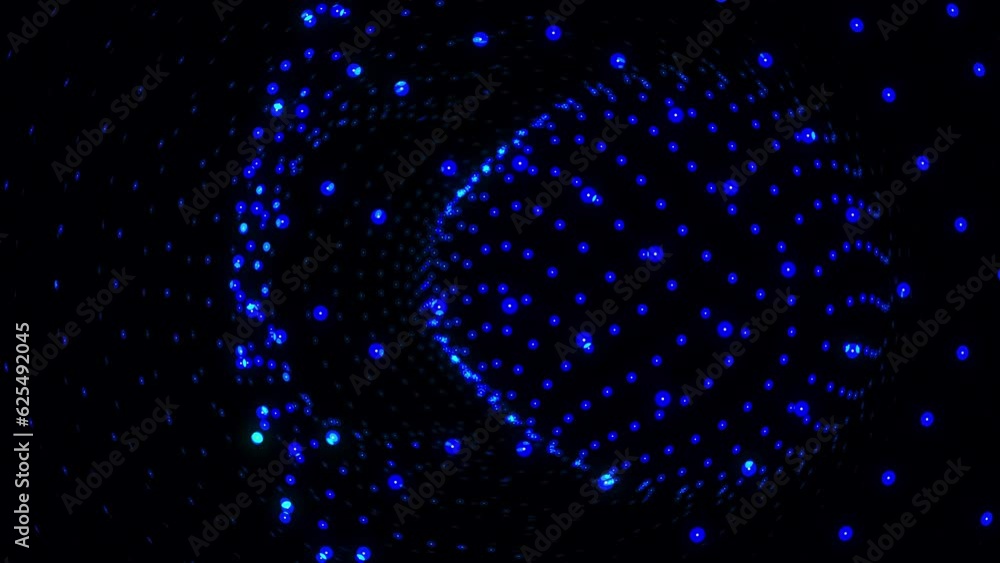 Vidéo Stock 3D animation of particulars in magnificent motion creating ...