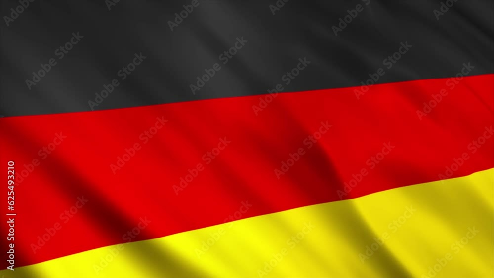 Germany National Flag Animation High Quality Waving Flag Animation Loop ...