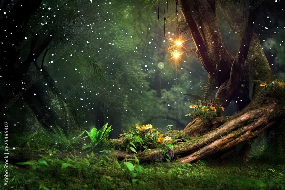 Enchanted Forest Green Screen Backgrounds: Mystical and Enchanting with ...
