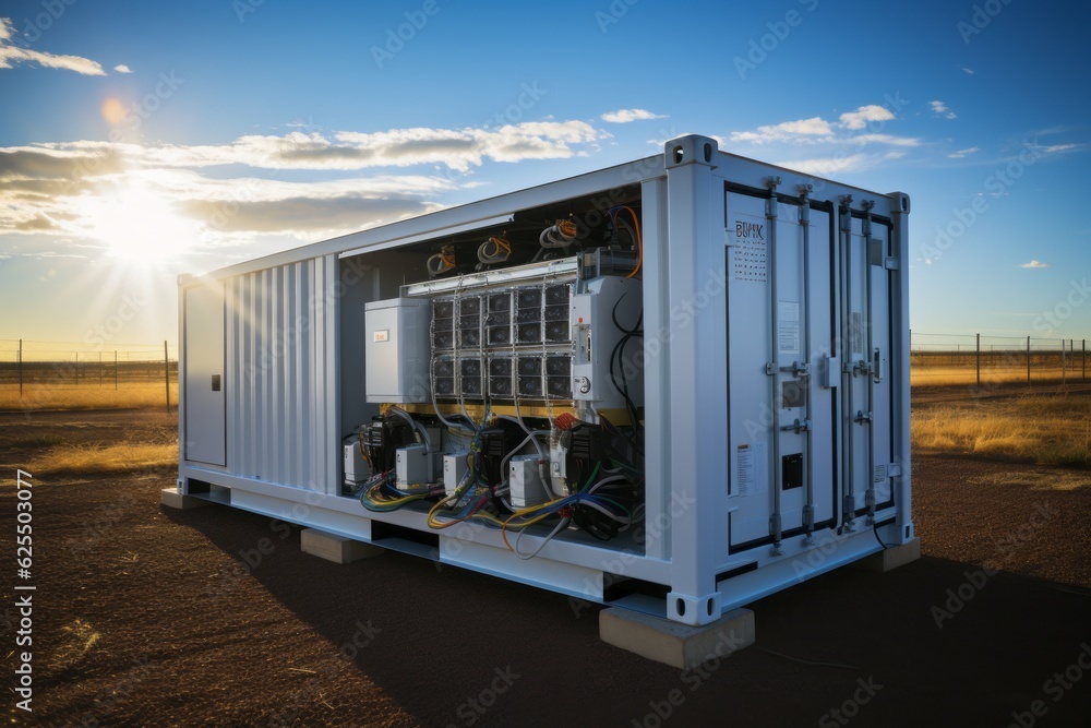 Photo & Art Print Grid Scale Hybrid Redox Flow Battery Energy Storage ...