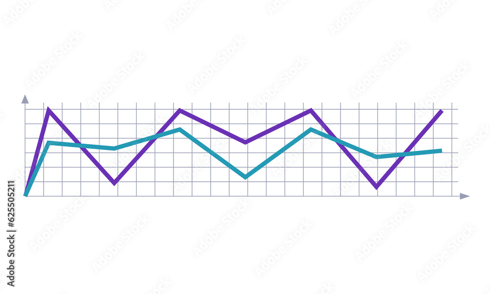 Mathematical graphics brochure element design. Graph functions. Vector ...
