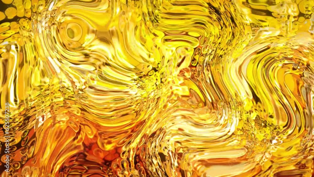 Gold liquid simulation background, shiny liquid background, bright ...