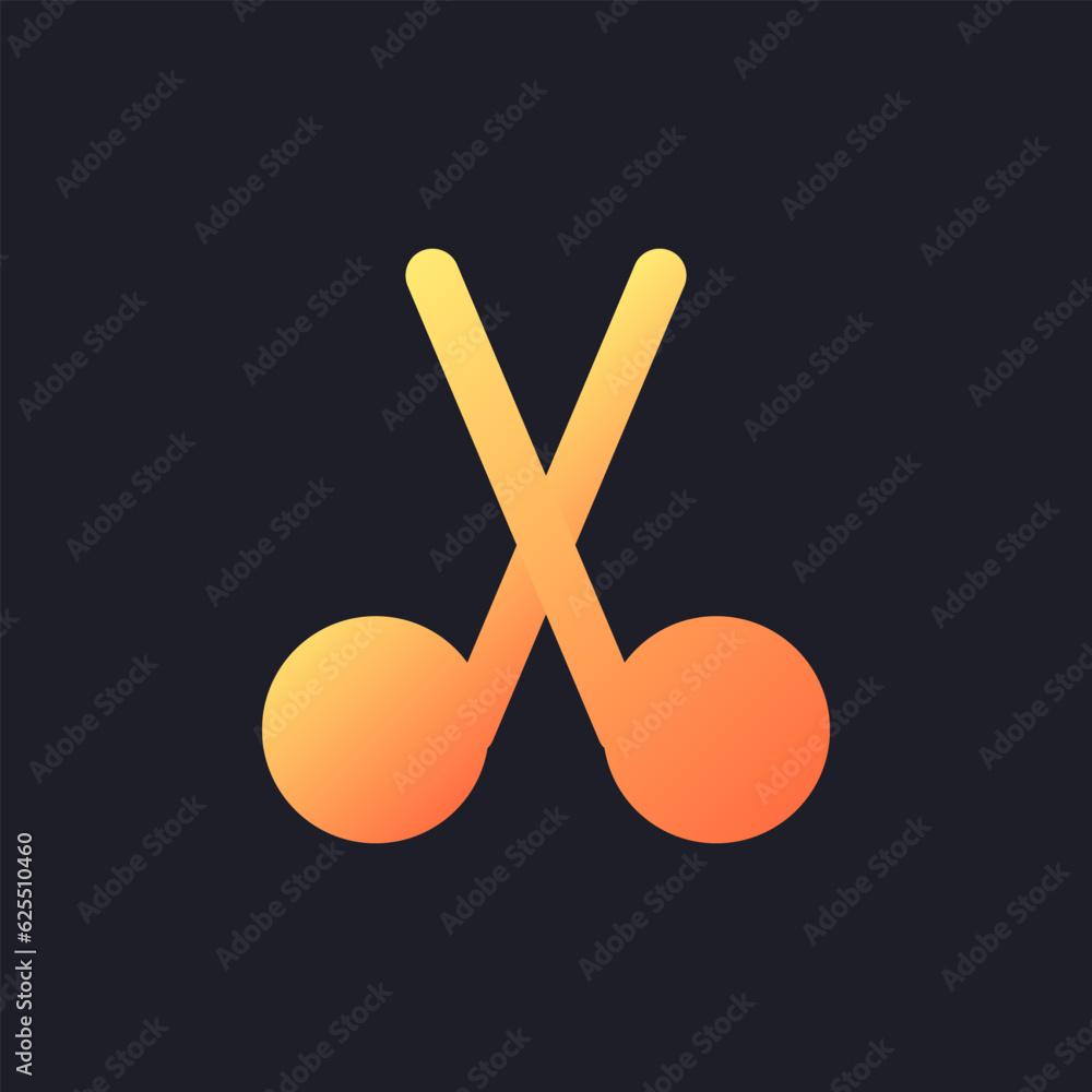 Cut orange solid gradient ui icon for dark theme. Scissors sign. Modify ... Cut orange solid gradient ui icon for dark theme. Scissors sign. Modify ...