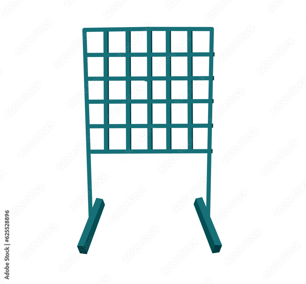 Empty Gridwall Panels Concept Vector color Icon Design, Retail Shop ...