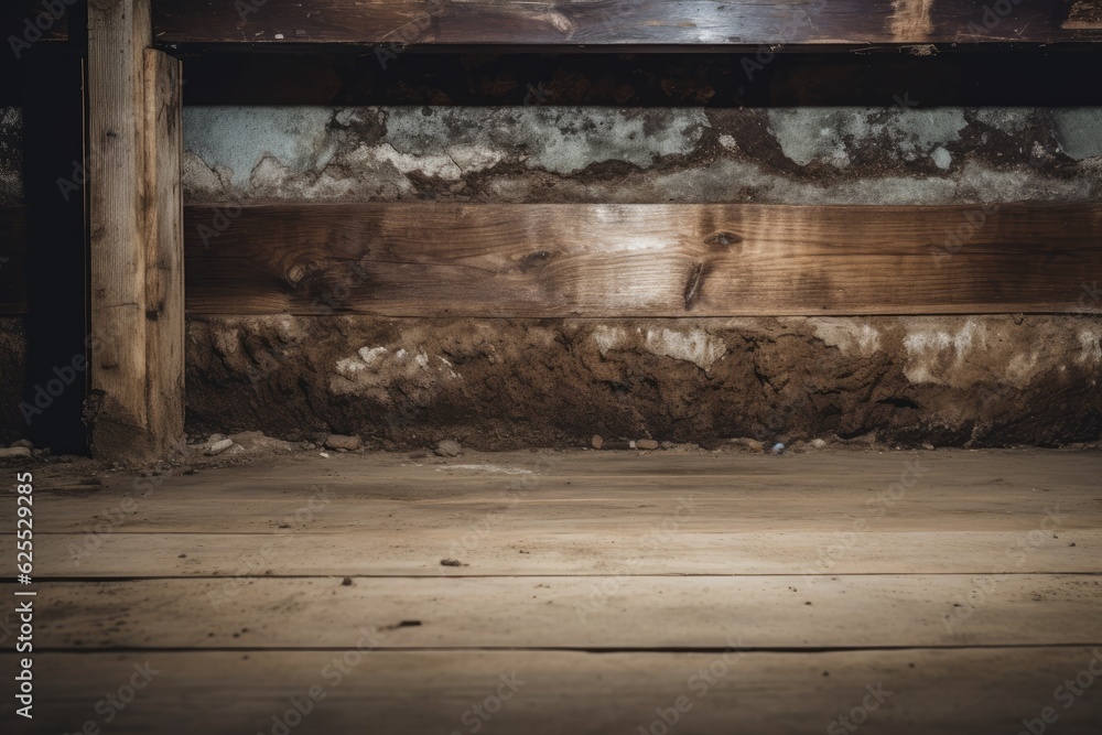 A detailed look at a residential basement where a home inspector is ...
