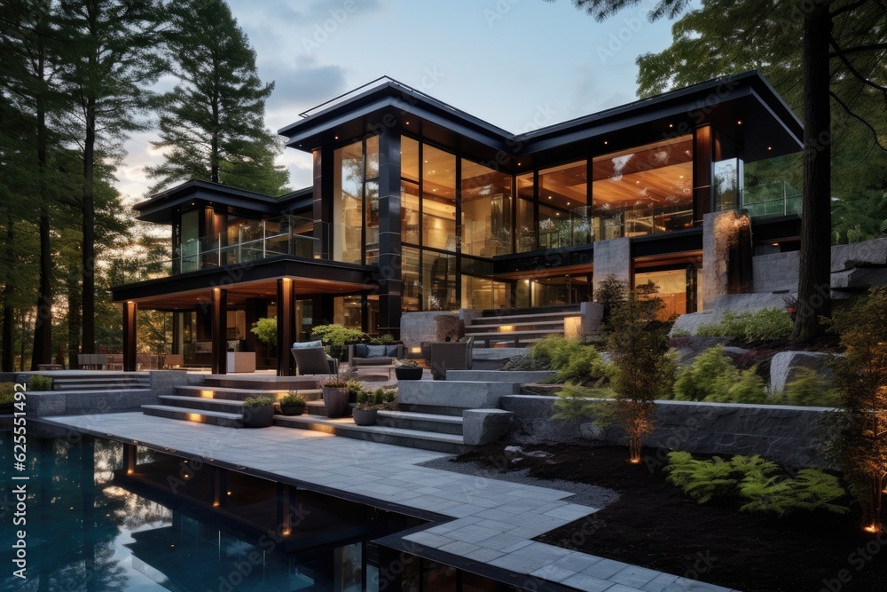 A luxurious and high class residence located in a neighborhood in ...