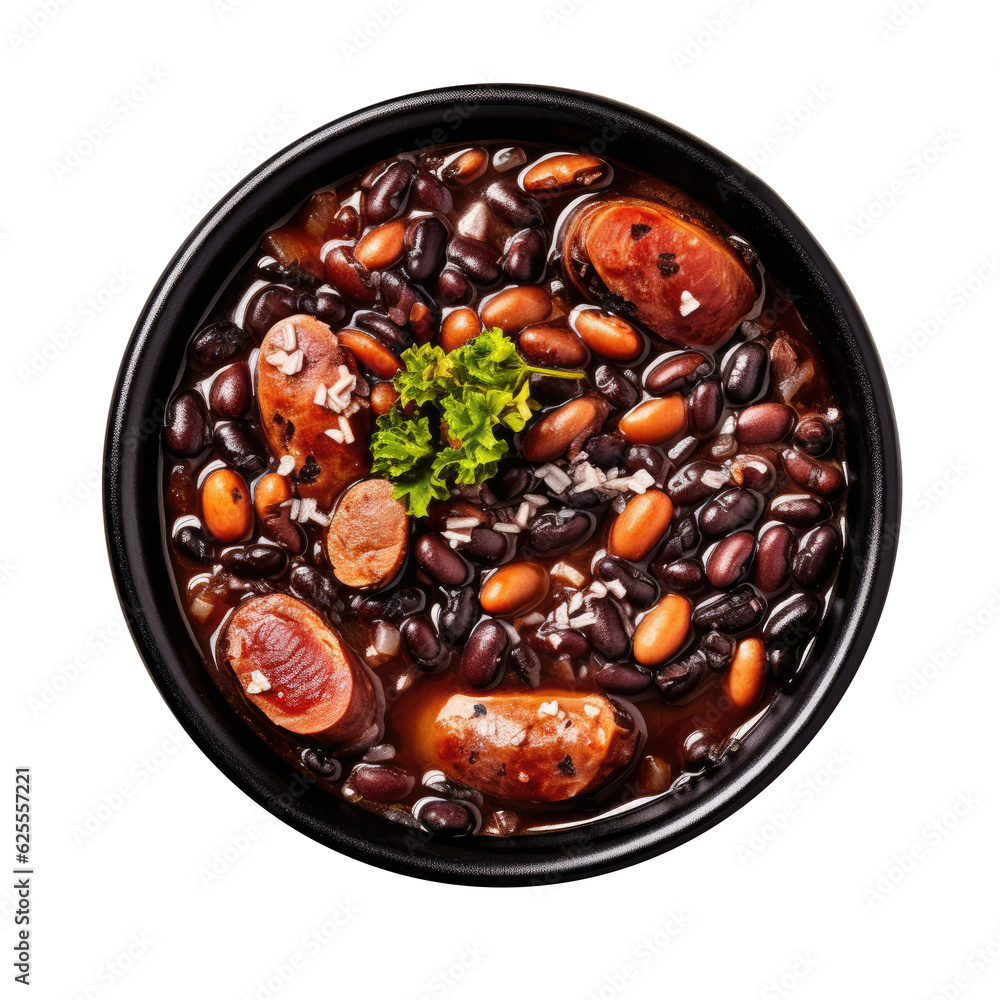 Feijoada is a typical Brazilian food. transparent background. Stock ...