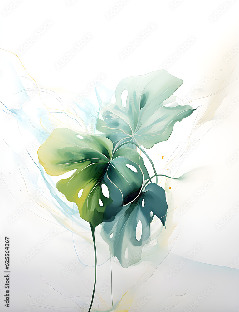 abstract oil painting , double exposure, subtle back light for Dynamic ...