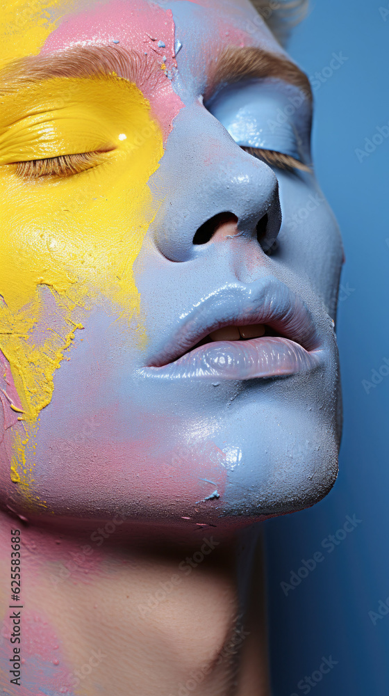 Redefining masculinity: mens make-up is the new norm, man paints lips ...