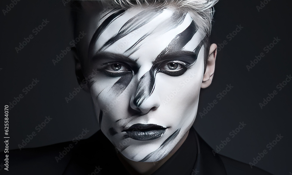 Redefining masculinity: mens make-up is the new norm, man paints lips ...