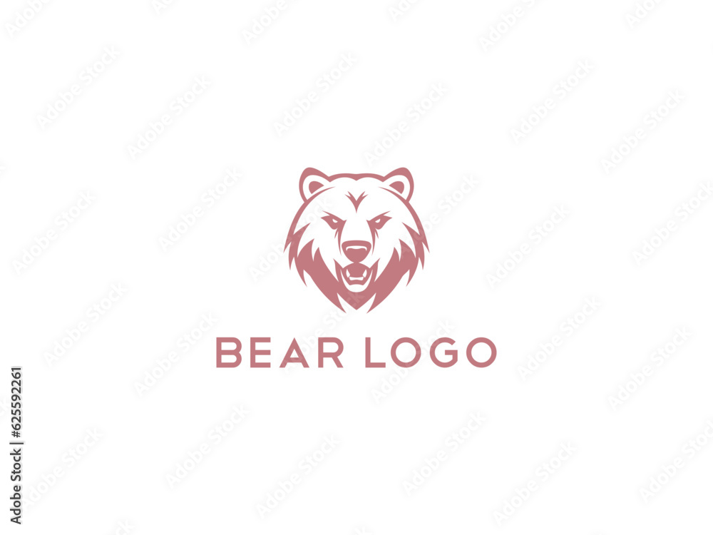 bear logo symbol Royalty, Bear Head Mascot Vector For Emblem Design ...