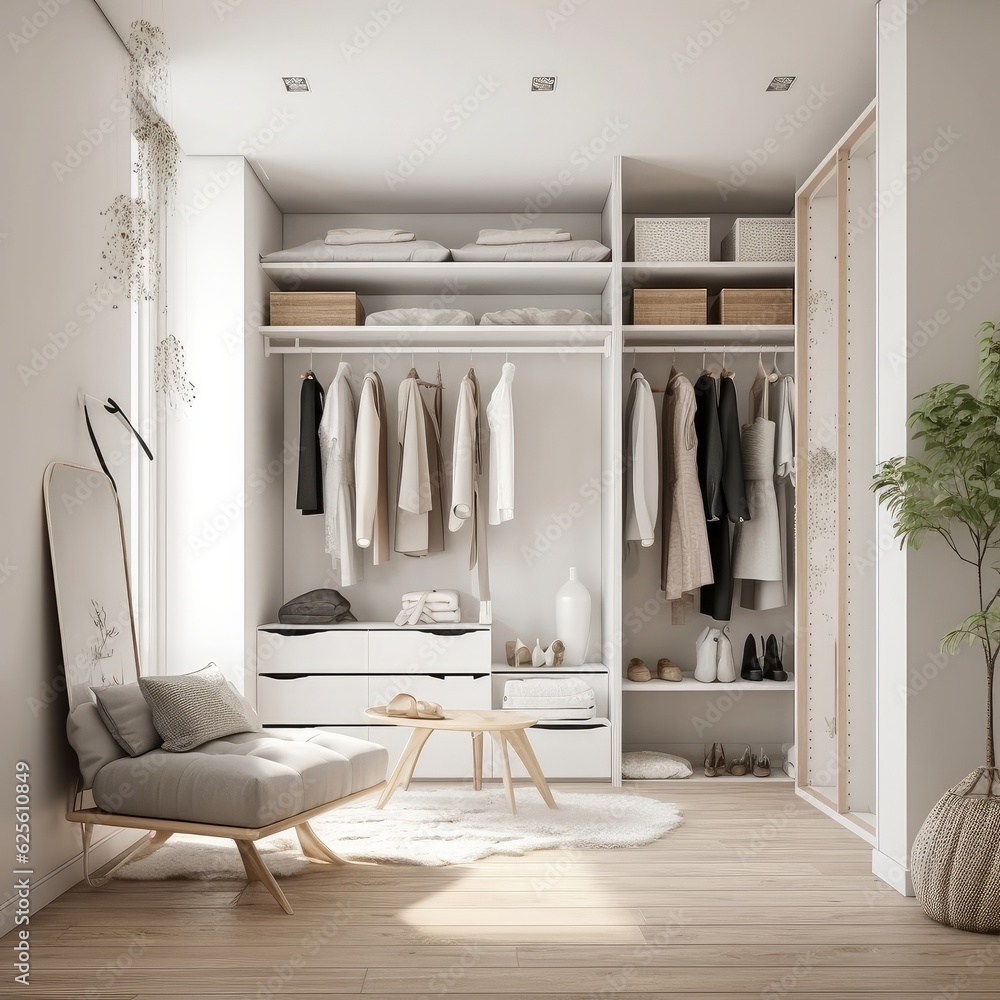 Modern design Dressing Room With Walk In Closet home interior design ...