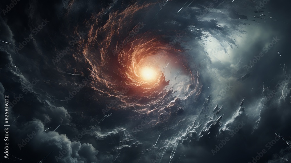 Photo & Art Print Tornado, hurricane, super typhoon, tropical storm ...