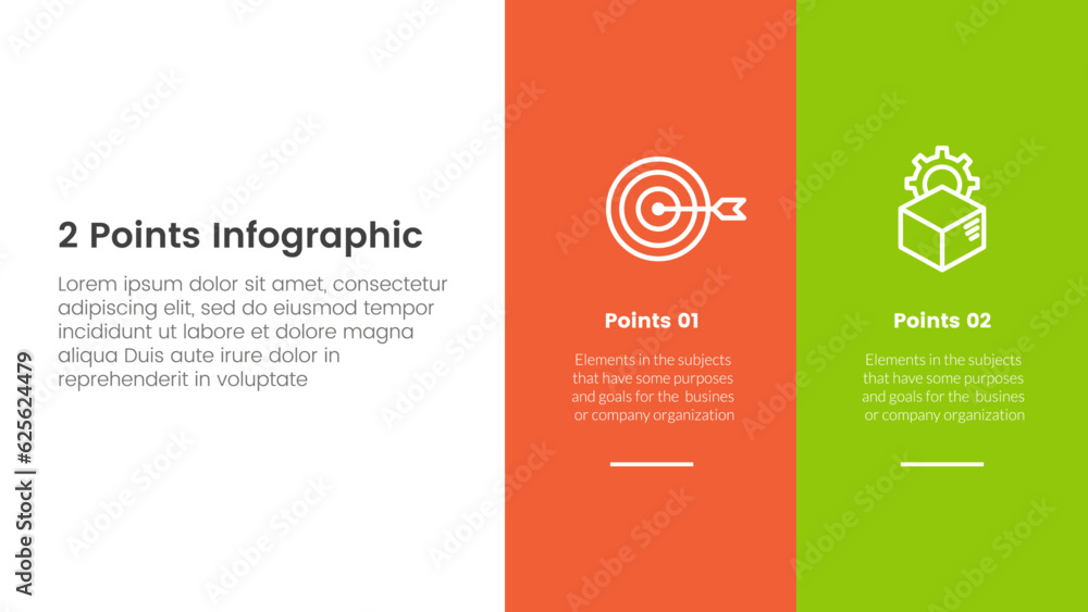 versus or compare and comparison concept for infographic template ...