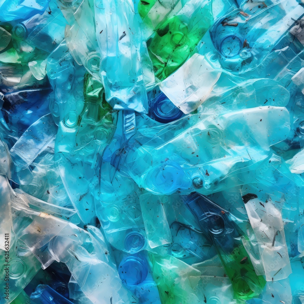 Colorful Pile Of Plastic Garbage A Pile Of Plastic Trash
