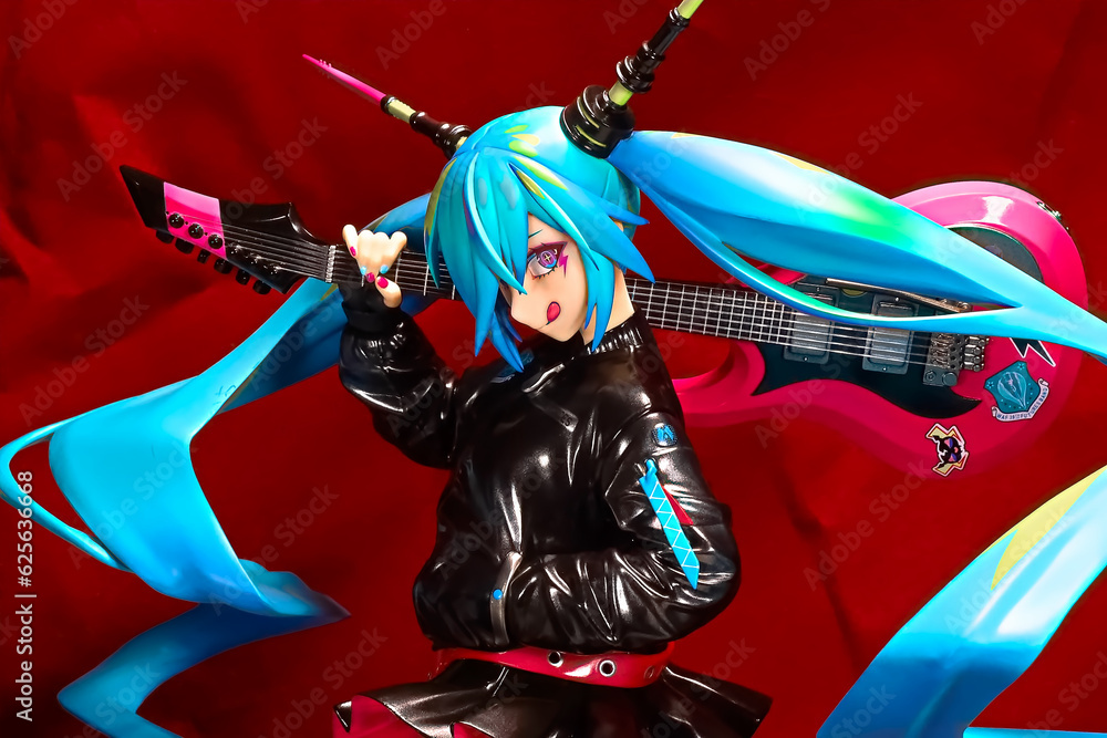 Foto de Osaka,Japan - June 7, 2023 : Display of HATSUNE MIKU Figure ...