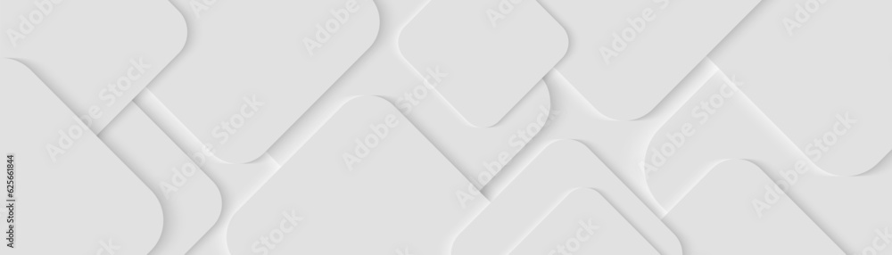 Modern abstract white square shape background. Elegant geometric shape ...