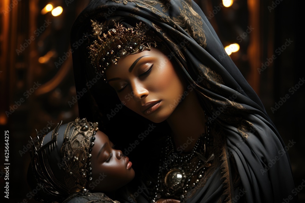 Holy Mary and Jesus are black, Fictional African American mother of god ...