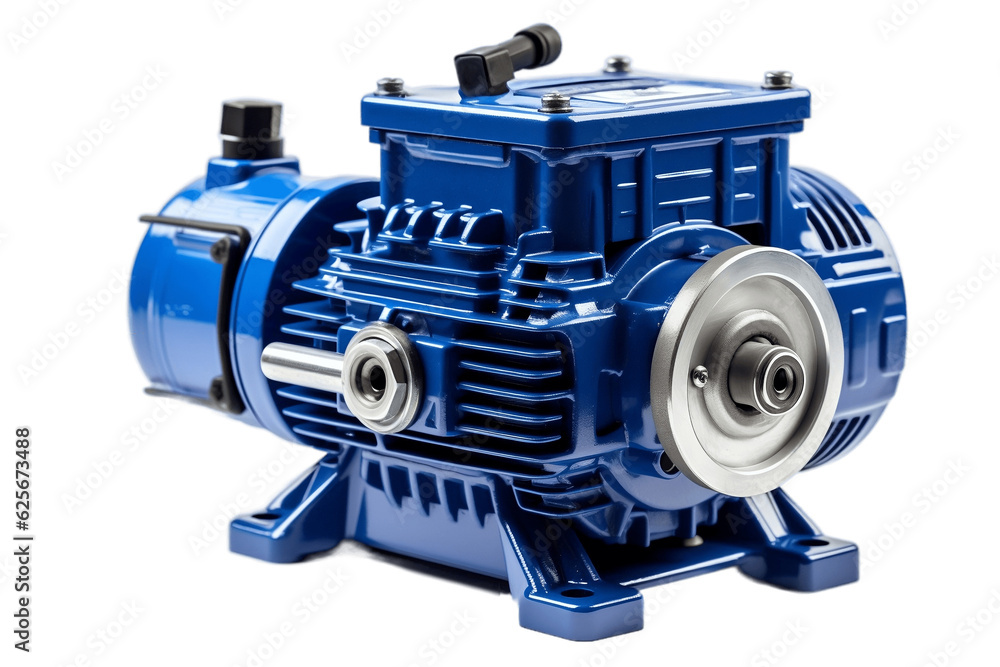 Foto de Water Pump Electric Motor on Transparent Background. AI do ...