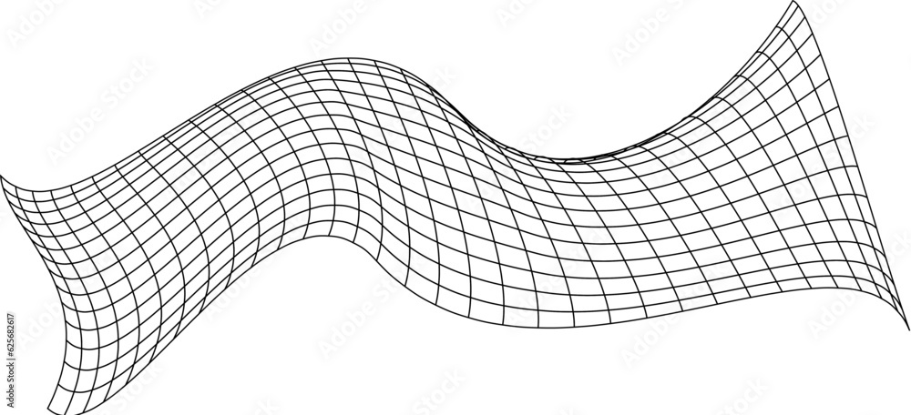 Net flying waving. Texture wave textile. Fabric square cells sea wind ...