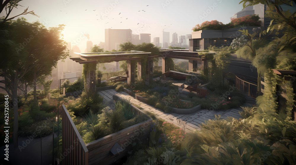 Immerse yourself in a vision of green urbanism where modern ...